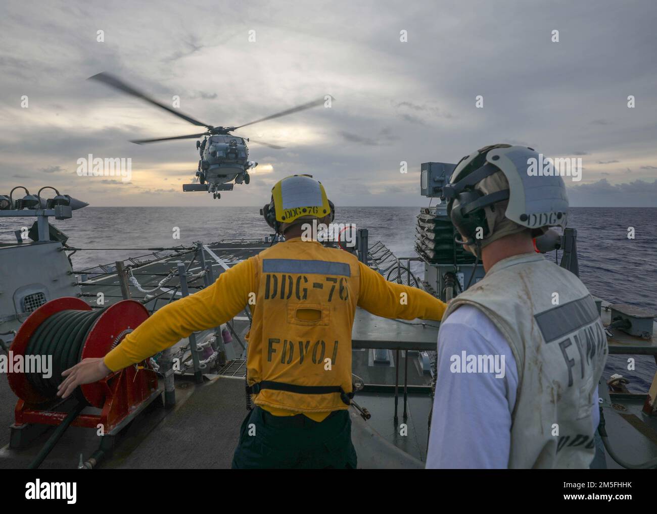 PHILIPPINE SEA (March 12, 2022) Arleigh Burke-class guided missile ...