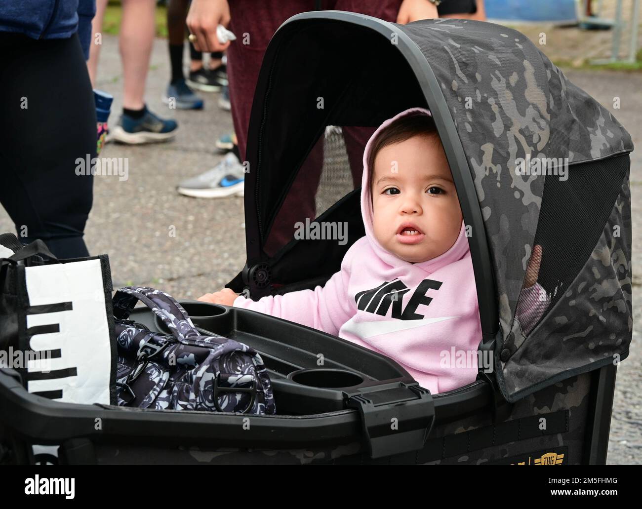 Even the youngest members of the family showed up to the Fort Jackson ...