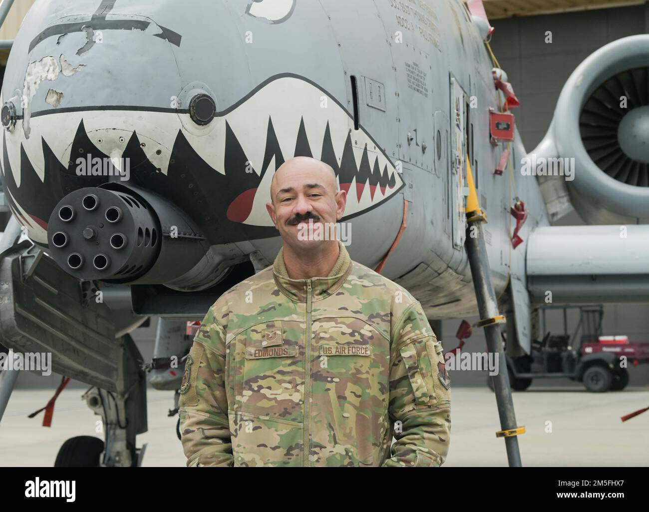 U.S. Air Force Tech. Sgt. Aaron Edmonds, 74th Fighter Squadron A-10C ...