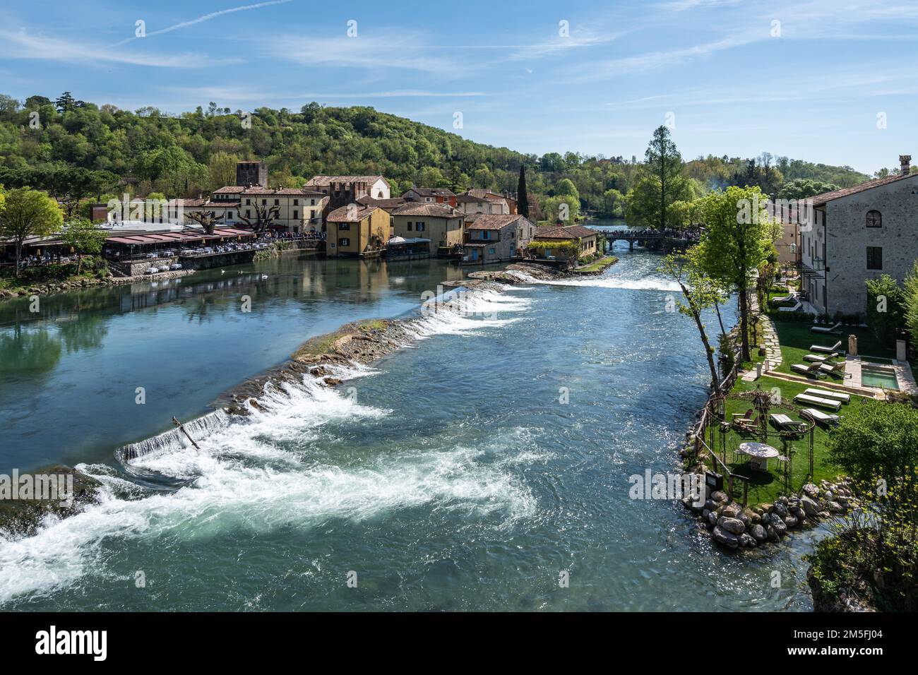 Aerial view borghetto sul hi-res stock photography and images - Alamy
