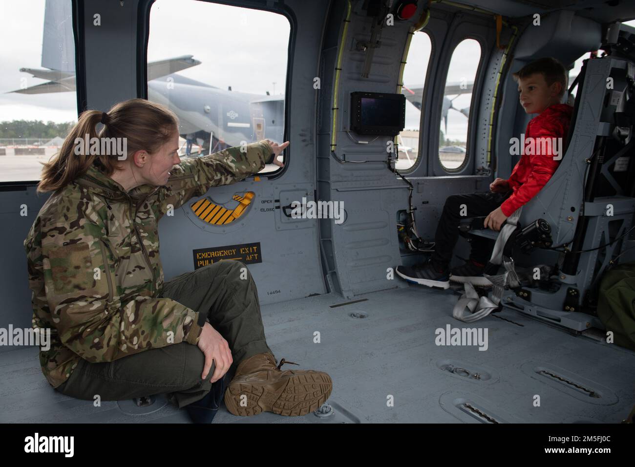 U.S. Air Force Capt. Abby Norwood, 41st Rescue Squadron HH-60W Jolly ...