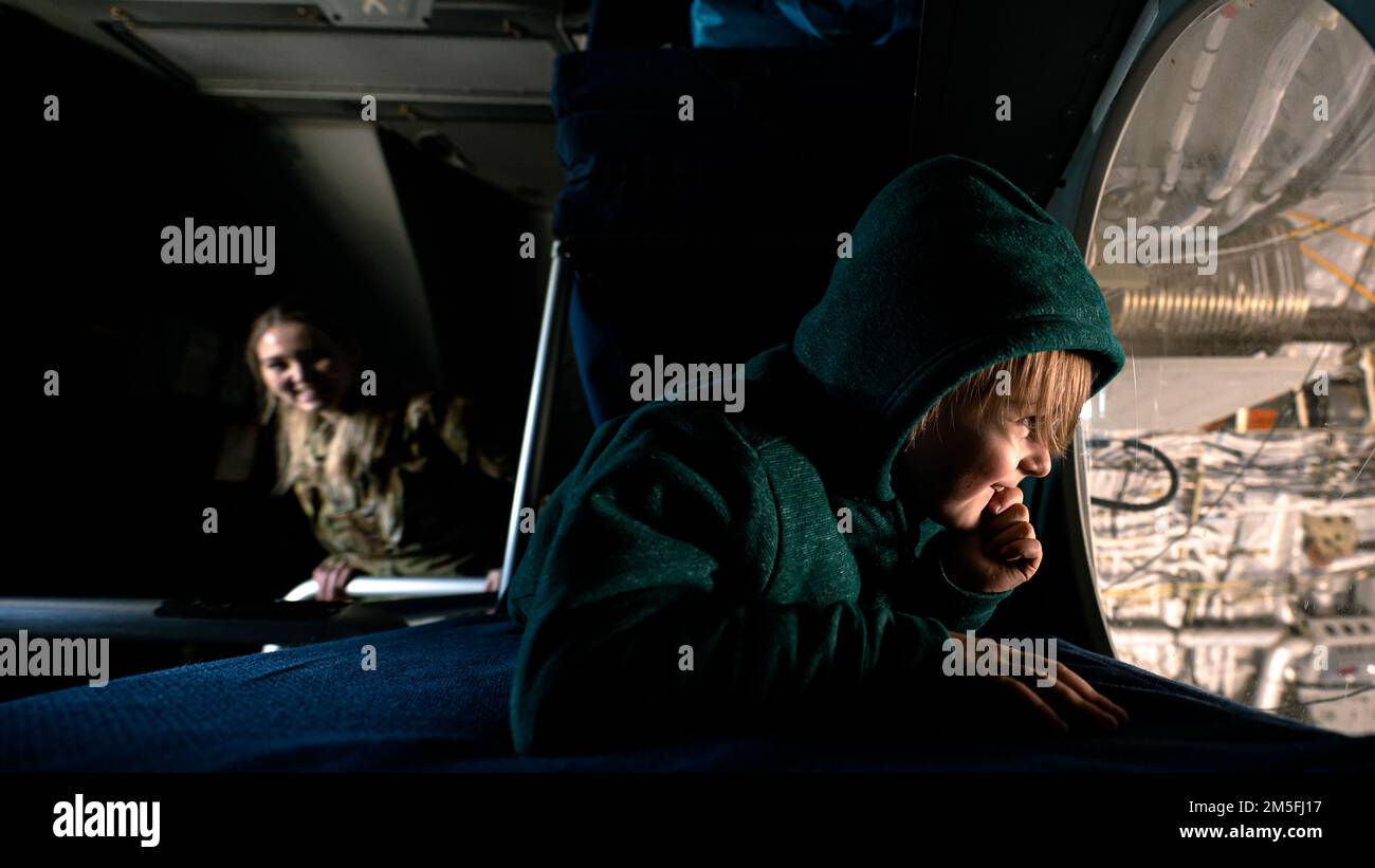 Ronan, son of U.S. Air Force Staff Sgt. Devin Boyer, 23rd Wing Public ...