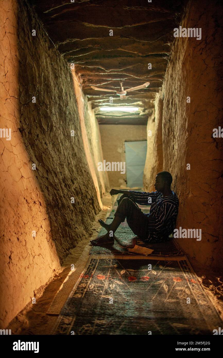 Interior of the Tomb of Askia in Gao, Mali Stock Photo - Alamy