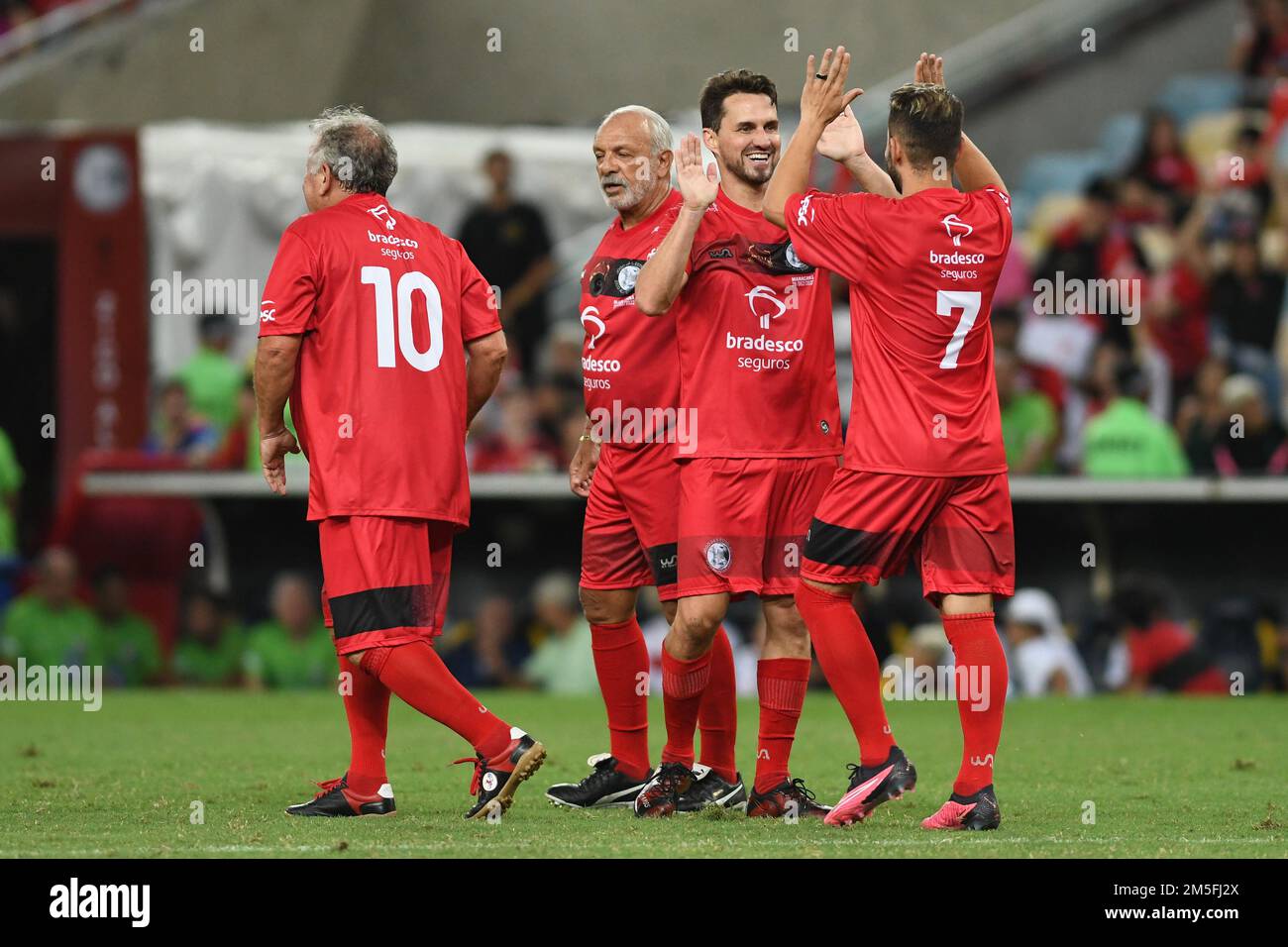 RIO DE JANEIRO, RJ - 28.12.2022: JOGO DAS ESTRELA ZICO - Savio during ...