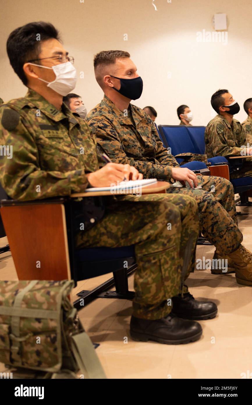 U.S Marines with 31st Marine Expeditionary Unit, and Japanese service ...