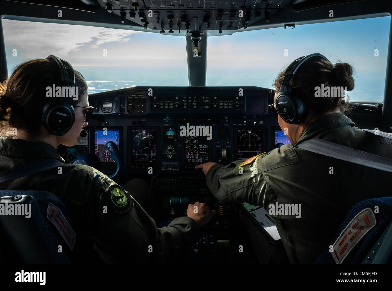 U.S. Air Force 1st Lt. Madeline Wawrzyniak, left, and U.S. Air Force Lt ...