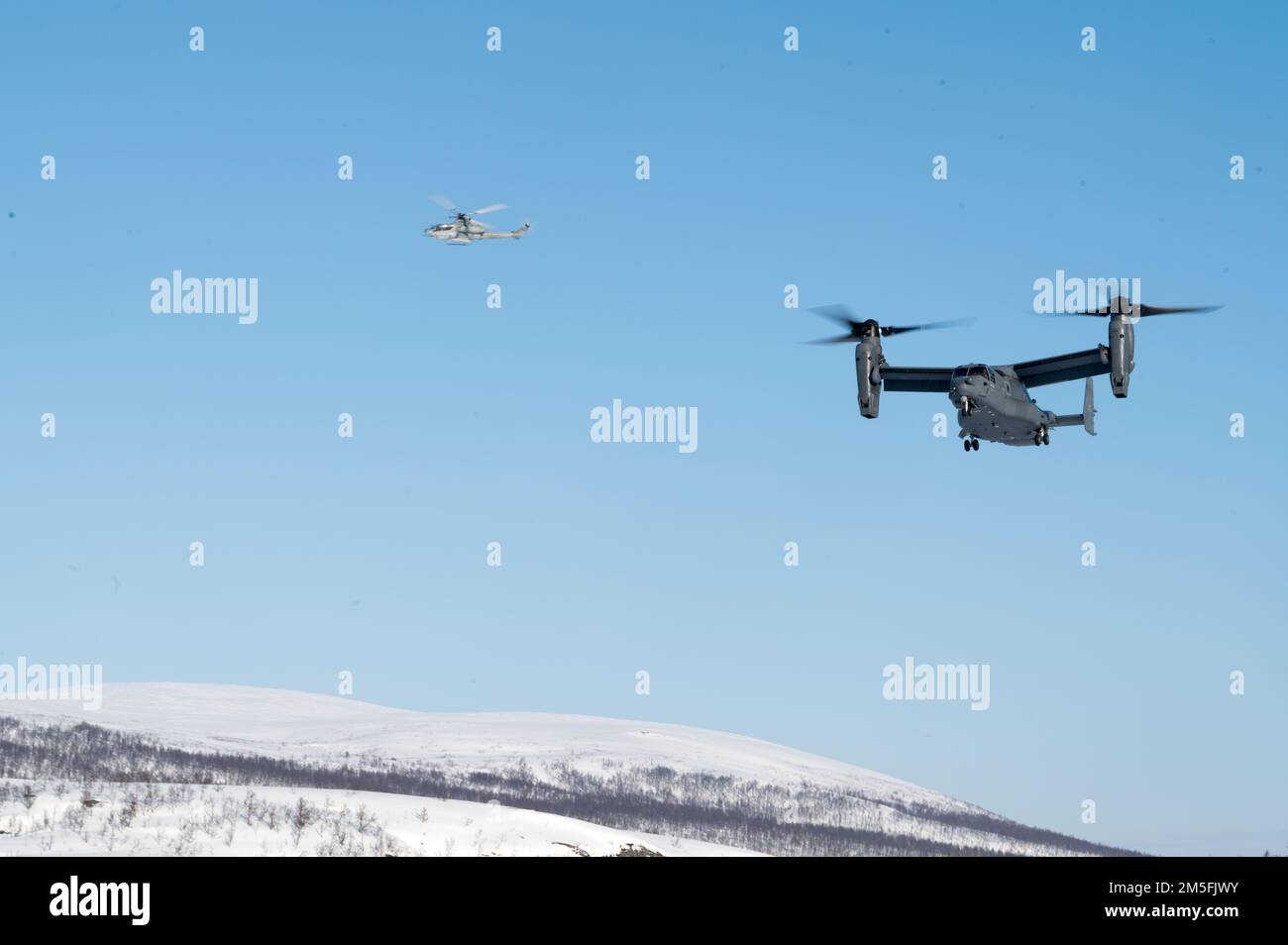 A U.S. Air Force CV-22B Osprey assigned to the 352d Special Operations ...