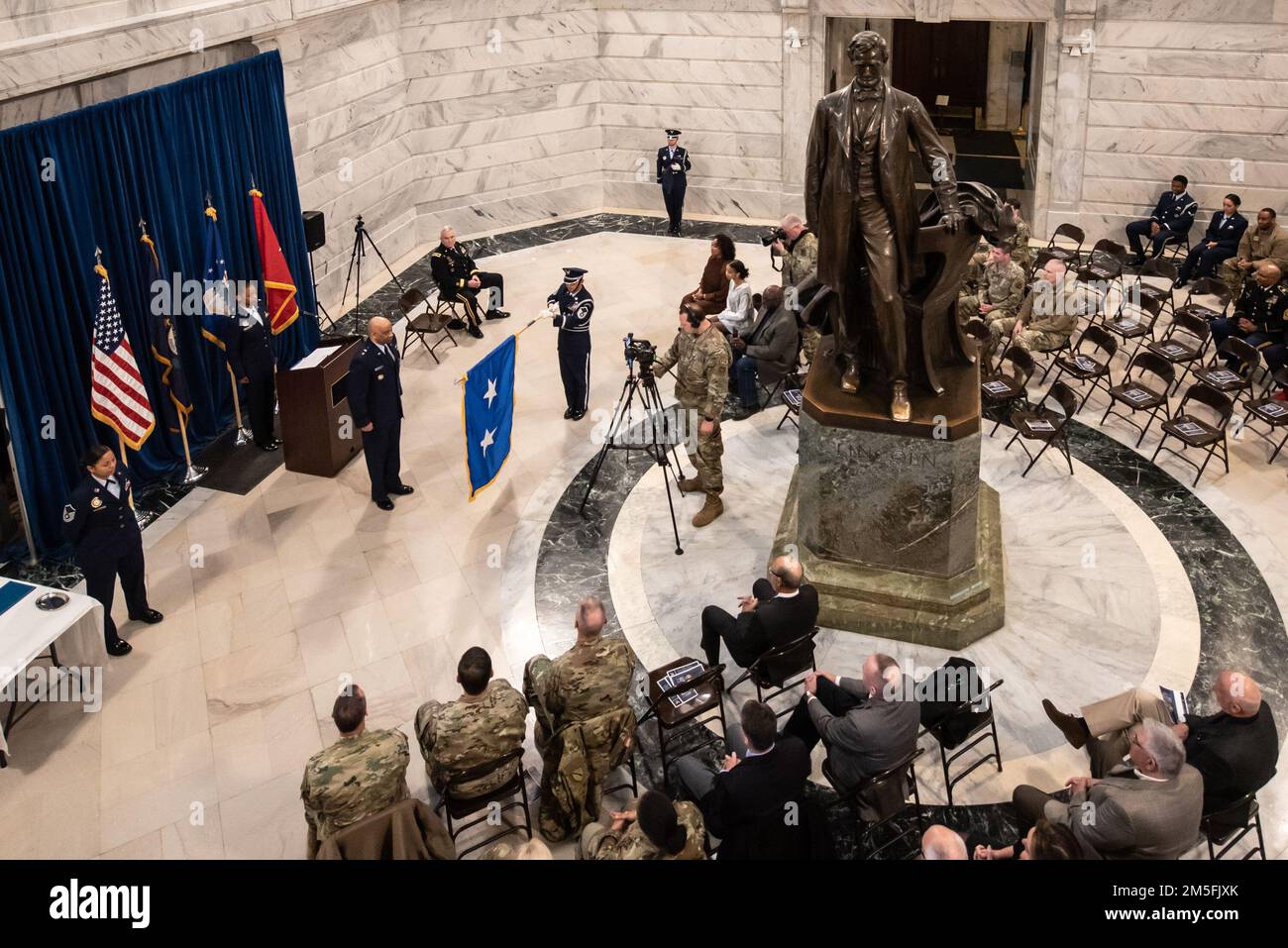 Charles M. Walker is promoted to the rank of major general during ...