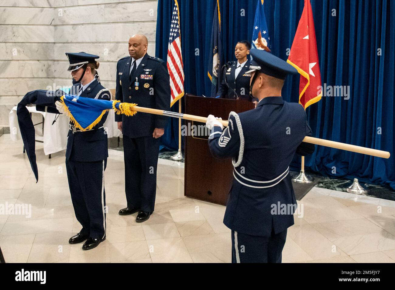 Charles M. Walker is promoted to the rank of major general during ...