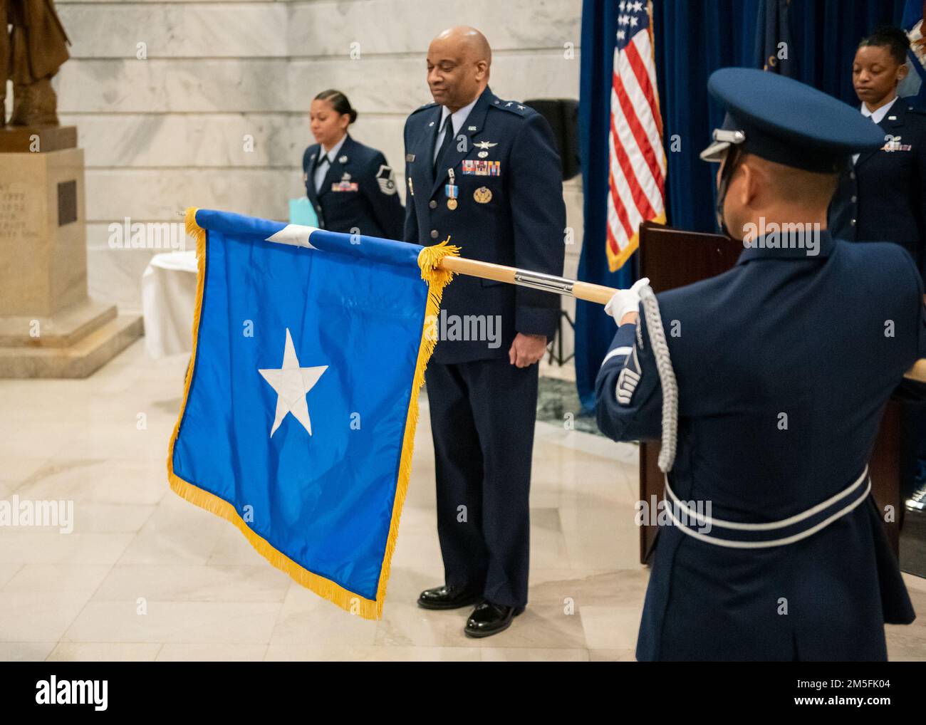 Charles M. Walker is promoted to the rank of major general during ...