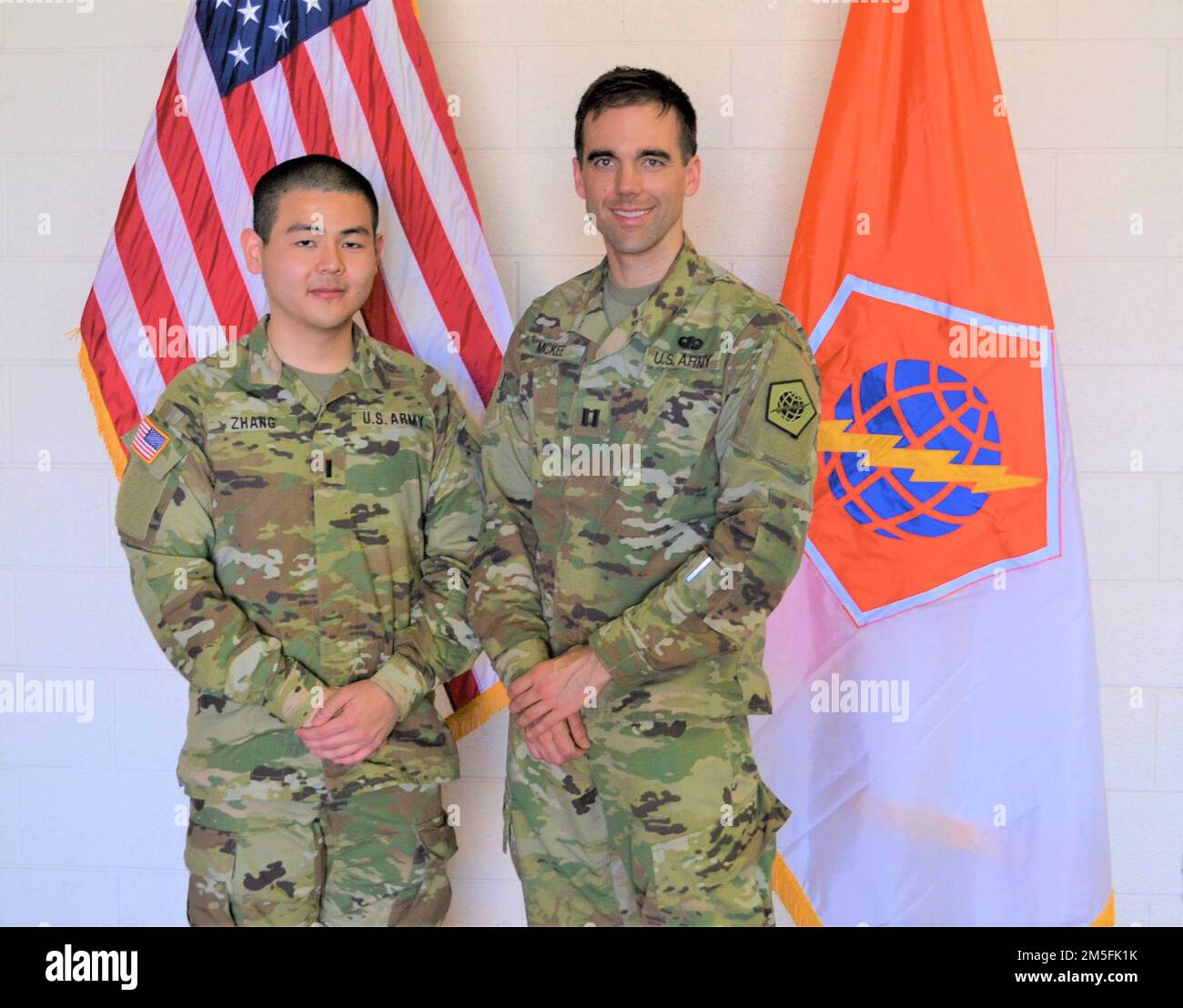 Capt. Peter McKee, along with and 1st Lt. Kevin Zhang, project team ...