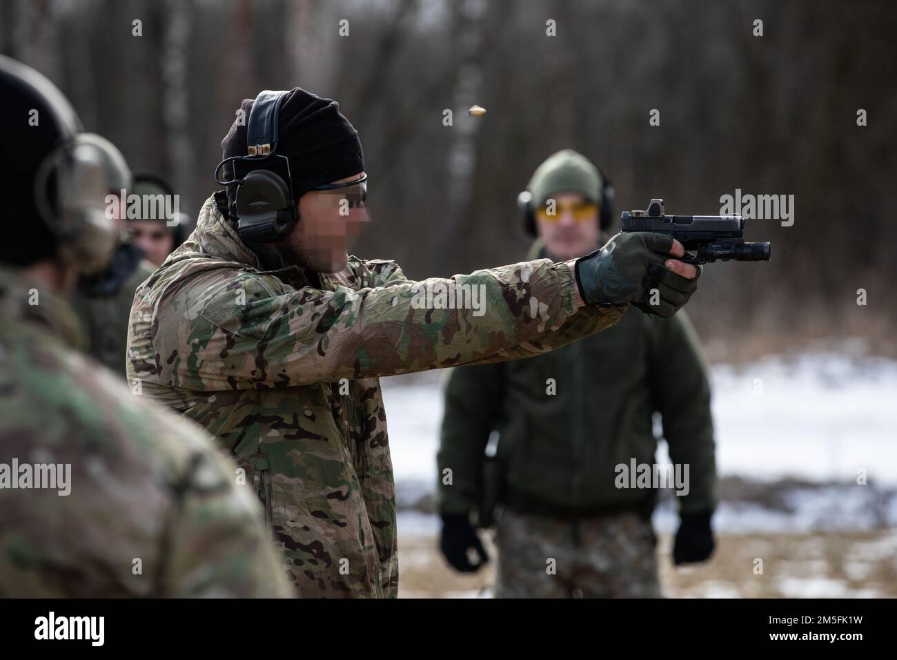 A U.S. Special Operations Forces member with 10th Special Forces Group ...