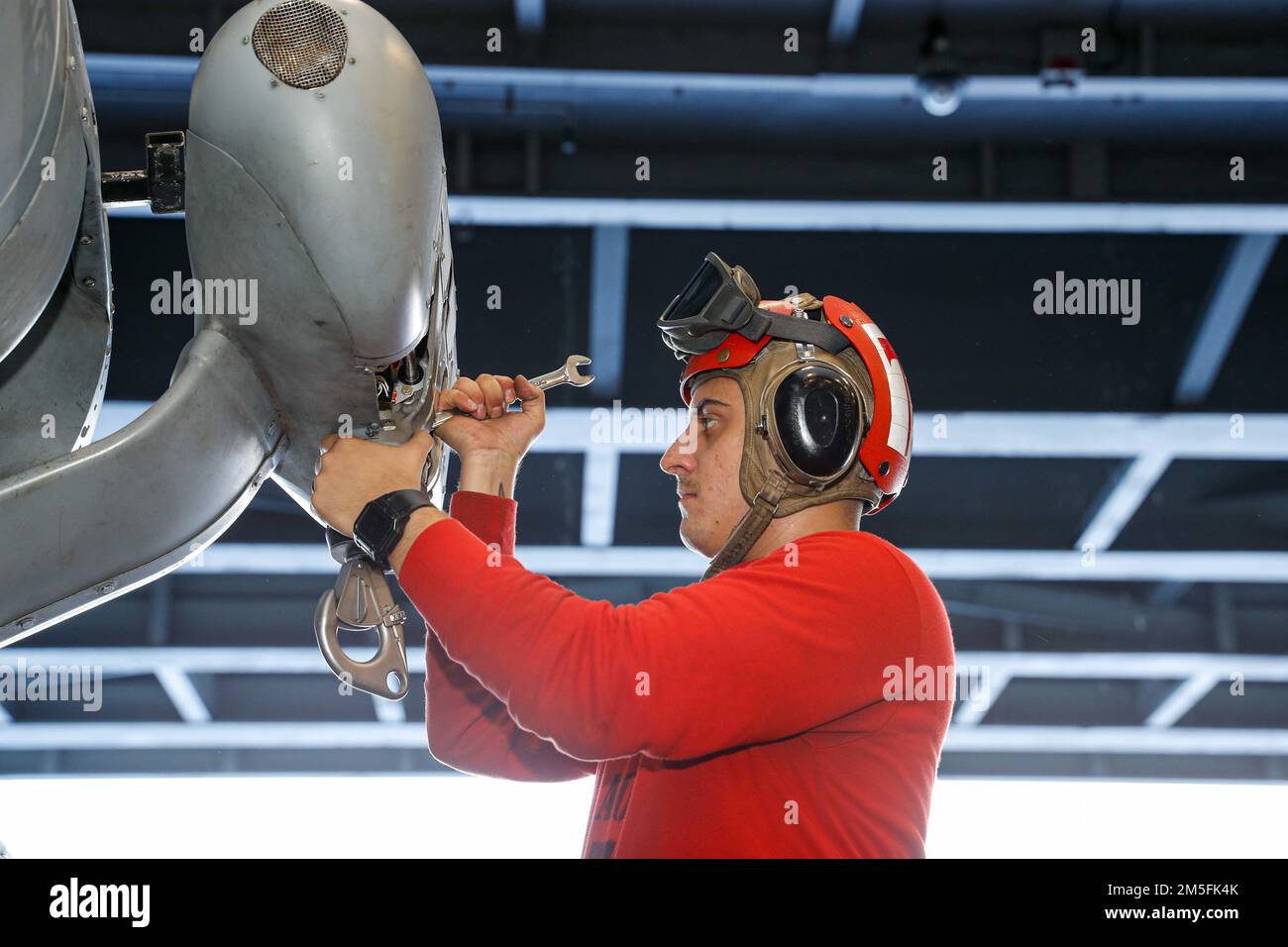 PHILIPPINE SEA (March 13, 2022) Aviation Ordnanceman 3rd Class Jeremy ...