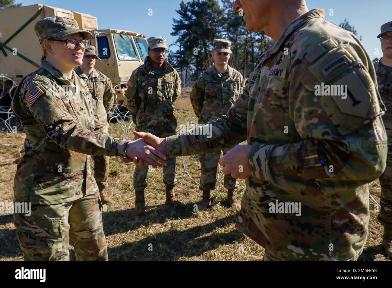 U.S. Army Maj. Gen. Douglas Sims, commanding general of the 1st ...