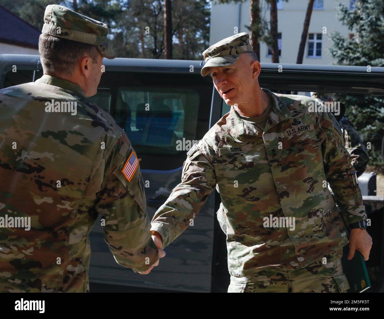 U.S. Army Maj. Gen. Douglas Sims, commanding general of the 1st ...