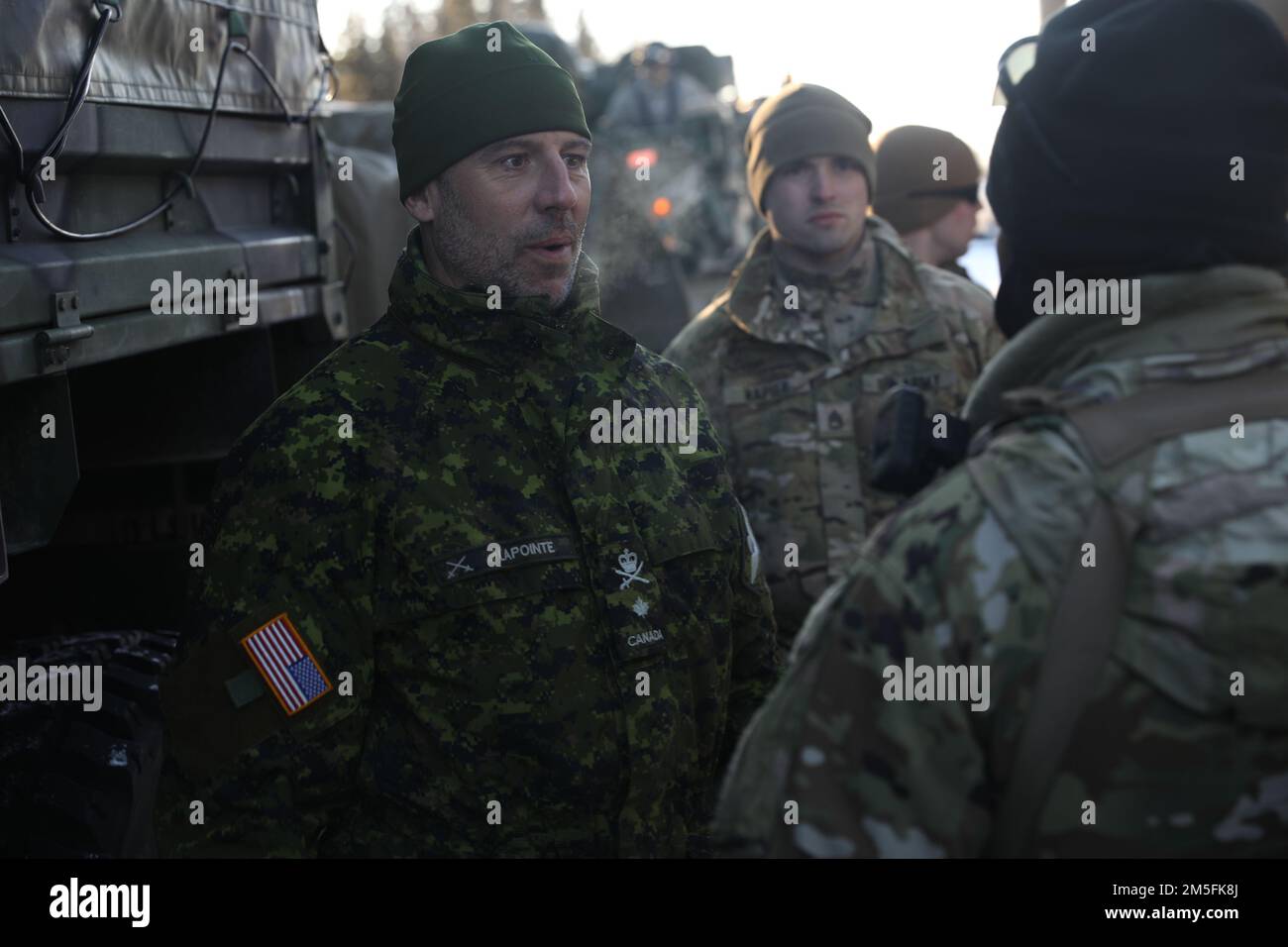 Canadian Forces Brigadier Gen. Louis Lapointe, Deputy Commanding ...