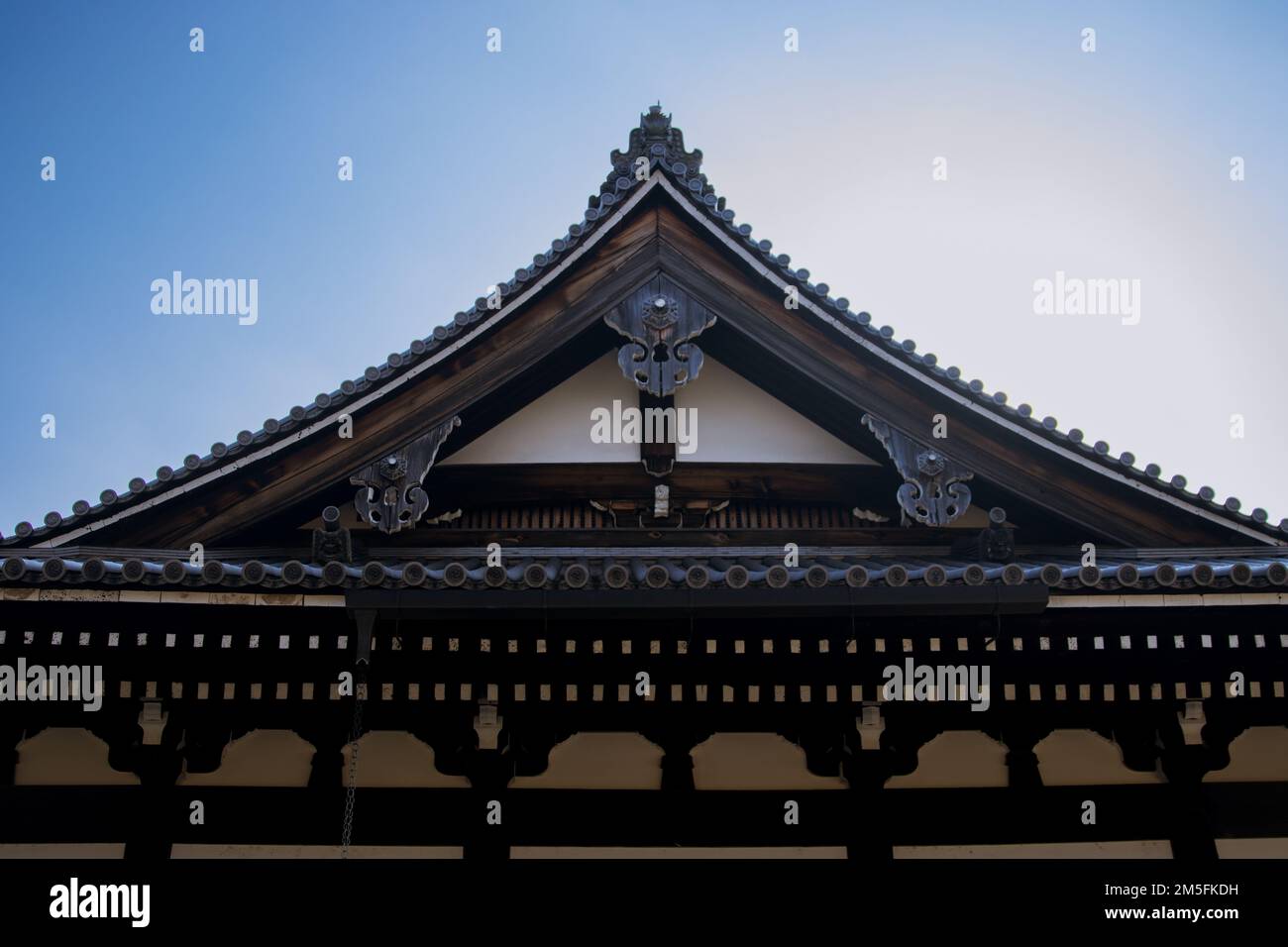 A hand-carved roof in Kyoto, Japan Stock Photo - Alamy