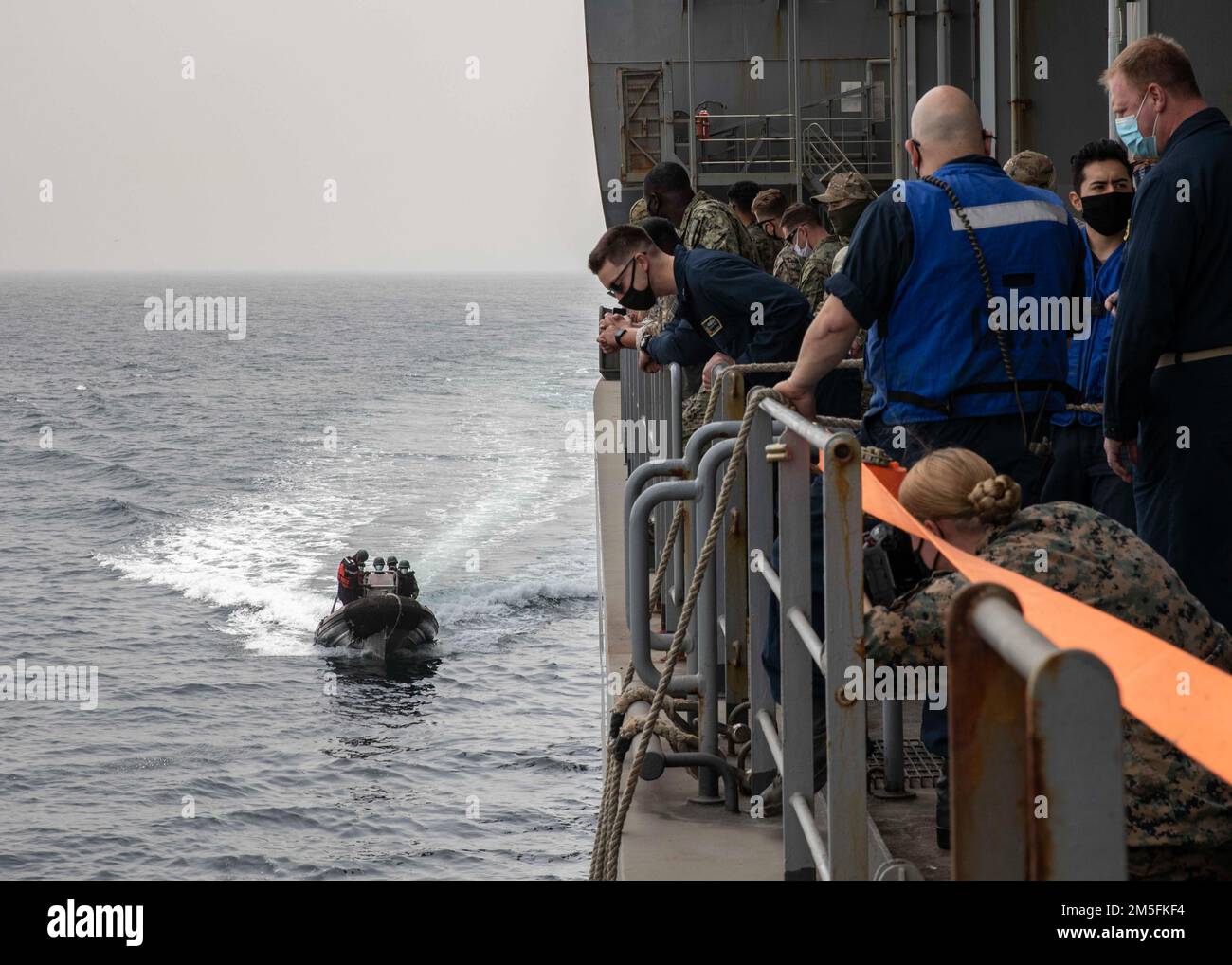 220313-N-TI693-1029 ATLANTIC OCEAN (March 13, 2022) Sailors, Marines ...