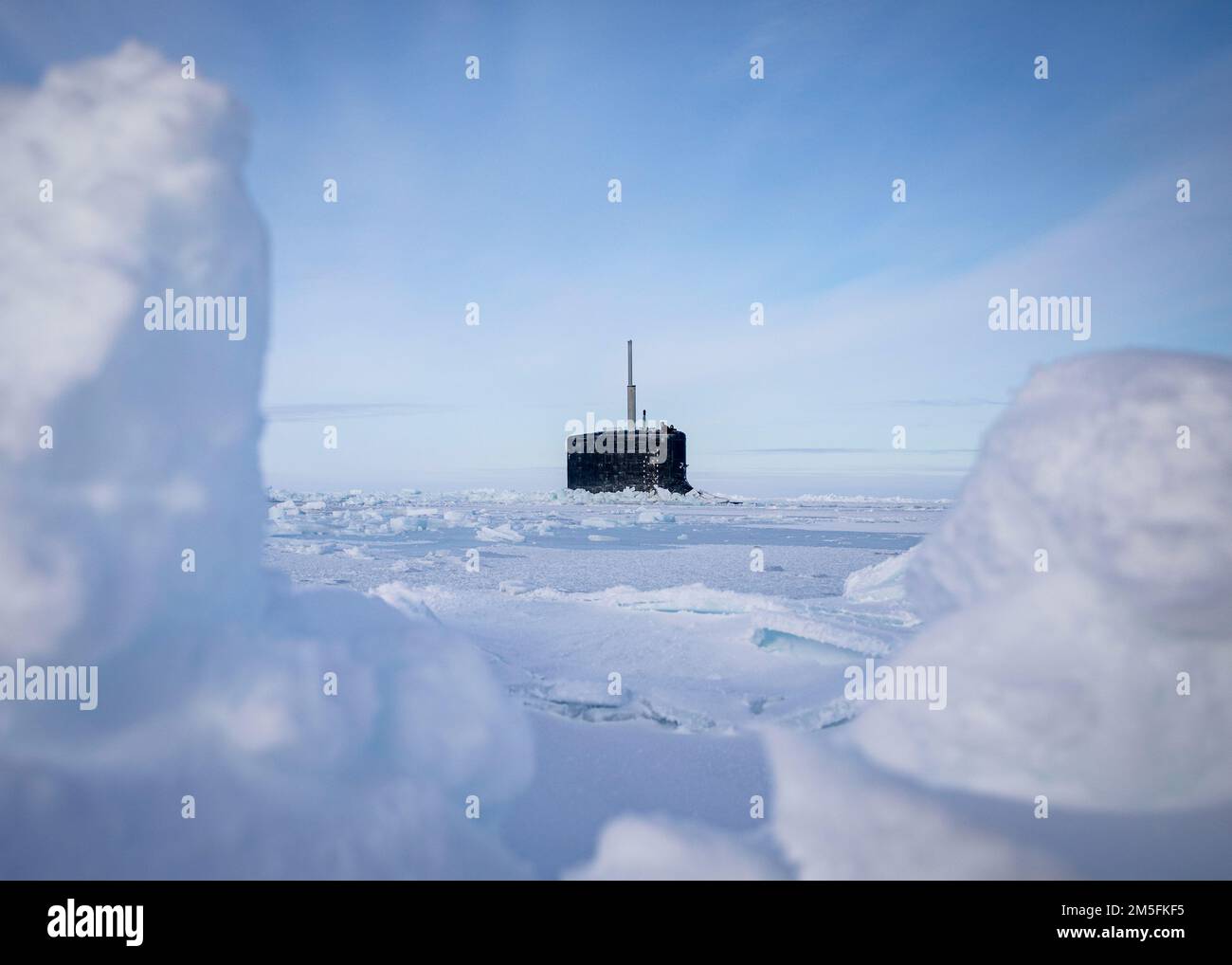 BEAUFORT SEA (March 13, 2022) - The Virginia-class fast attack ...