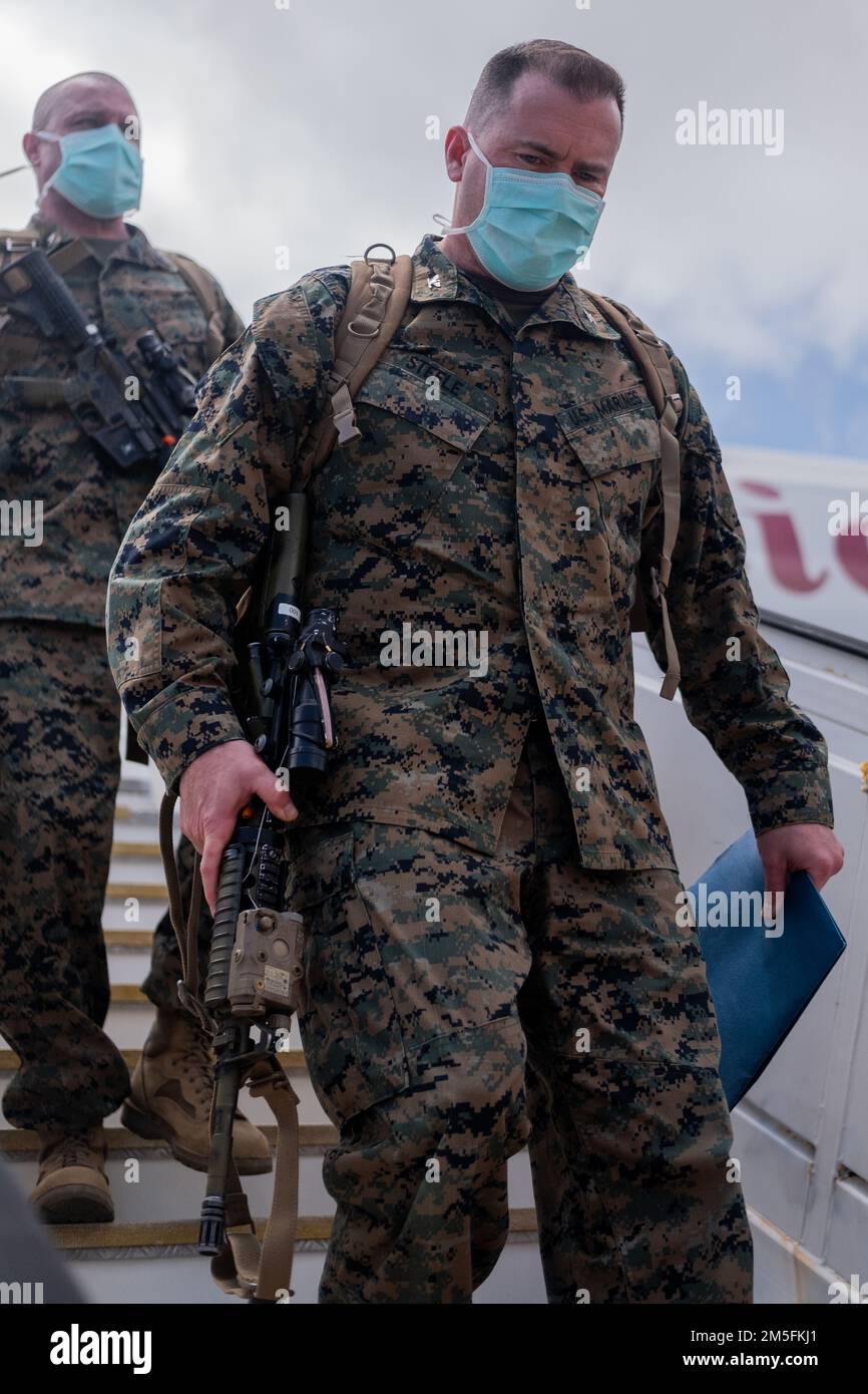 U.S. Marine Corps Col. Christopher Steele, Marine Rotational Force ...