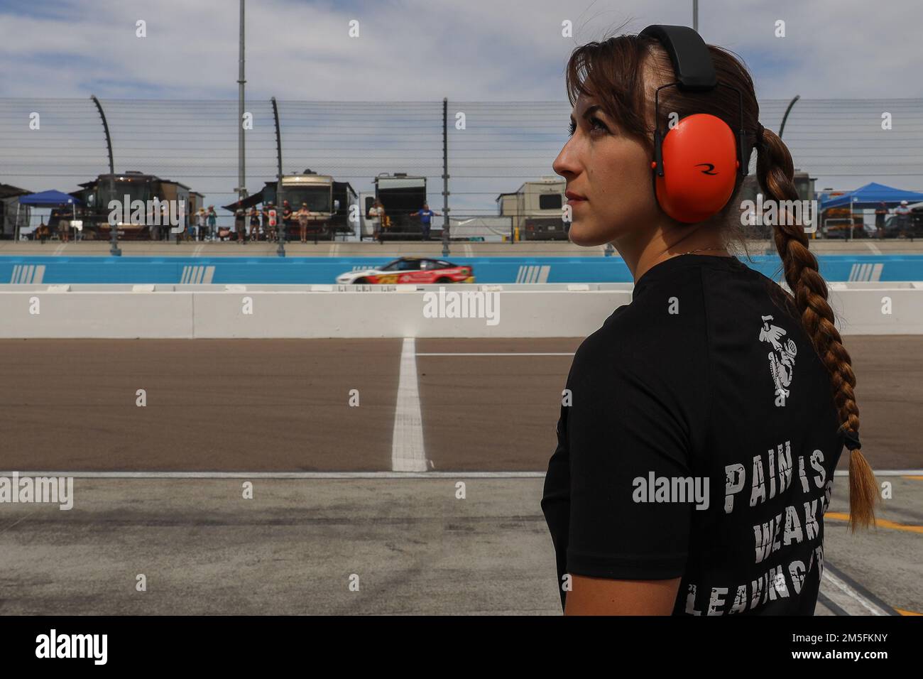 U.S. Marine Corps Sgt. Haley Valentine, a recruiter with the Enhanced ...