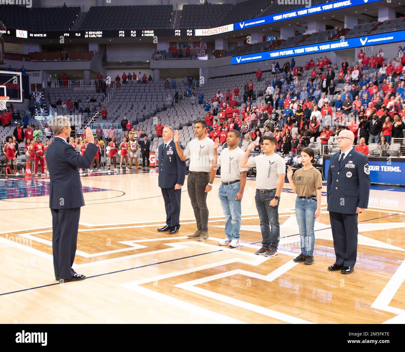 Maj Gen Bryan Radliff administered the Enlisted Oath of Office to ...