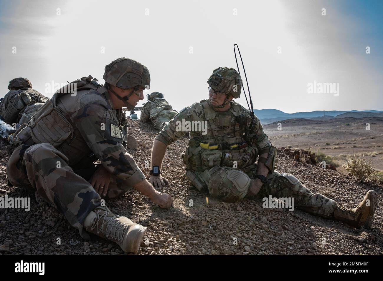 French Army Capt.Thib Rollin, a French commander with French Forces in ...