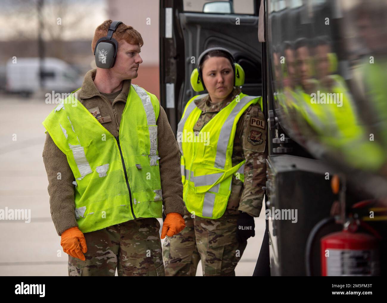 Staff Sgt. Zachary Sweet and Senior Airman Bobbie Scheffler, both fuels ...
