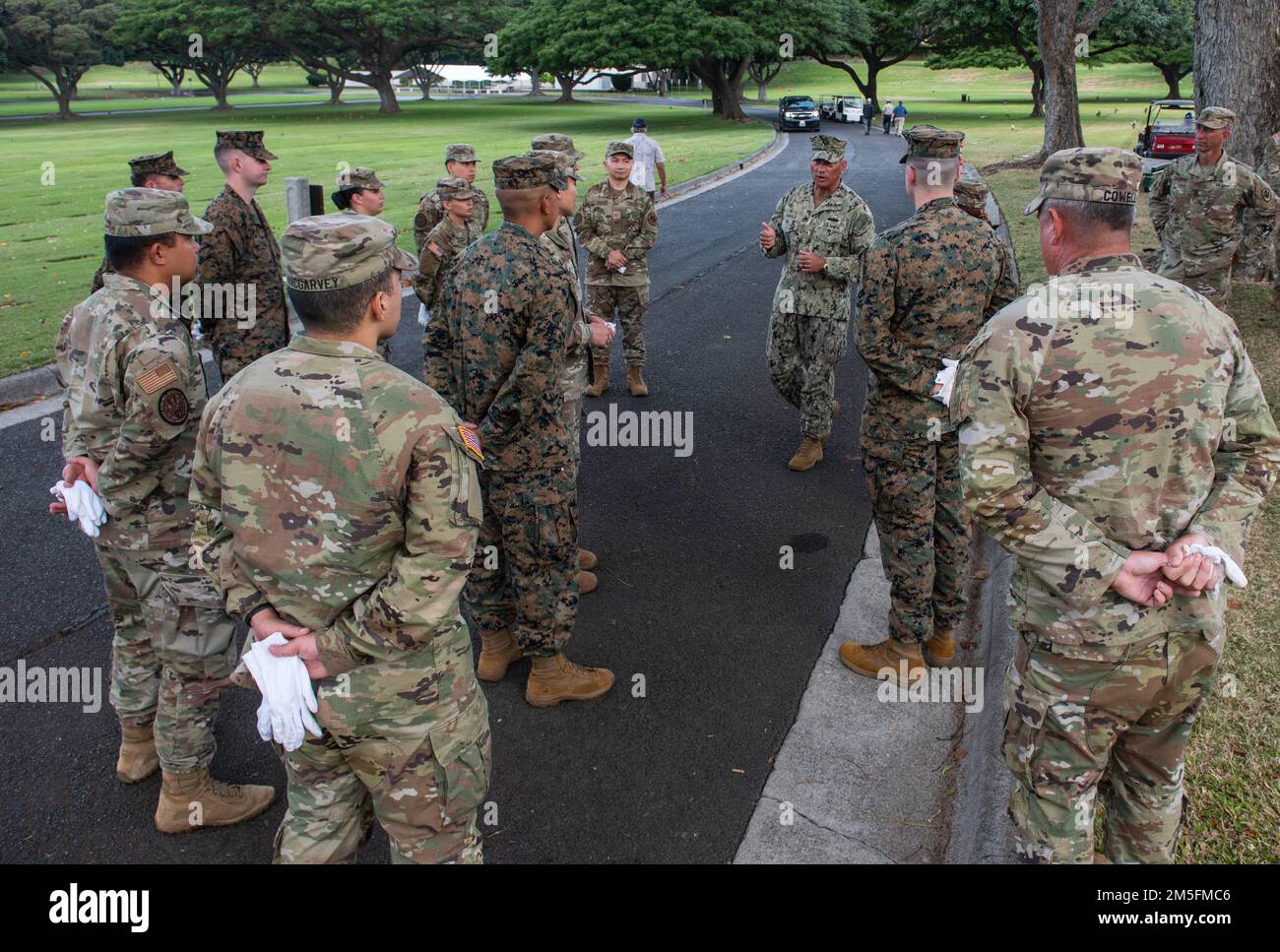U.S. Navy Rear Adm. Darius Banaji, the deputy director for operations ...
