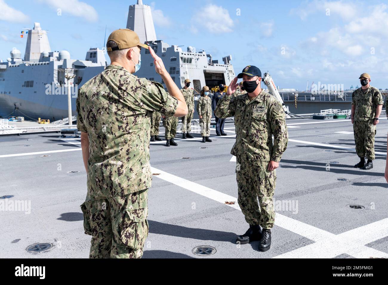 220315-N-LI768-1016 APRA HARBOR, Guam (March 15, 2022) – Cmdr. Brandon ...