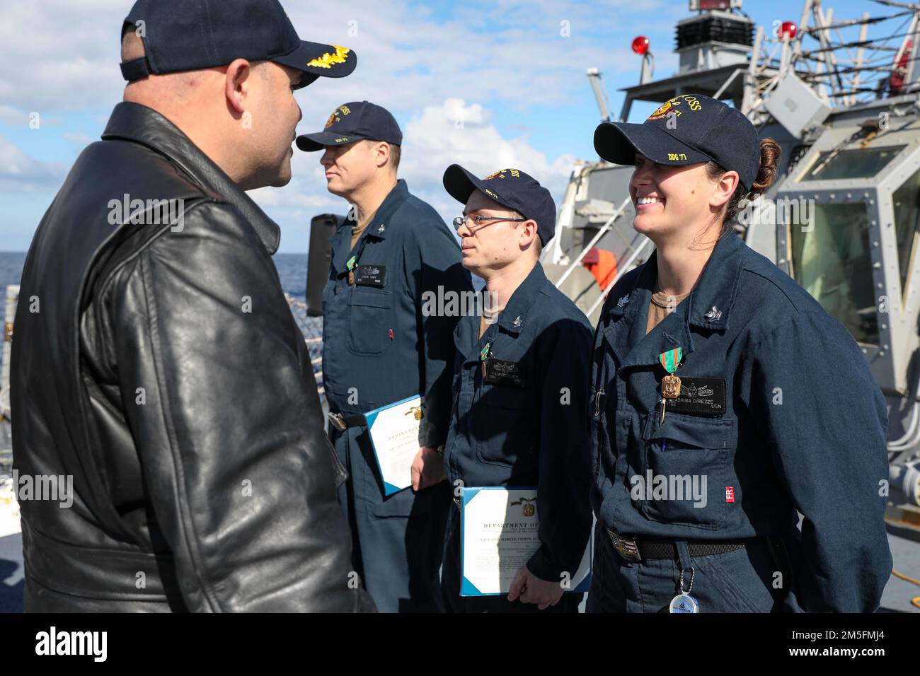 220314-N-UN585-1026 MEDITERRANEAN SEA (March 14, 2022) Cmdr. Scott ...