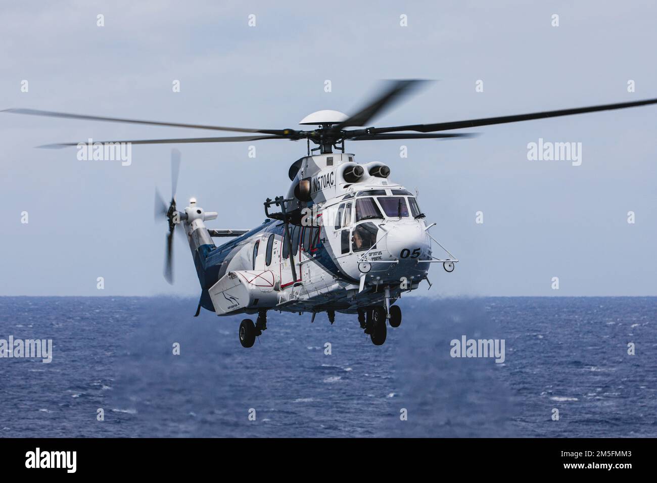 221228-N-PA221-1332 PHILIPPINE SEA (Dec. 28, 2022) An EC-225 Super Puma ...