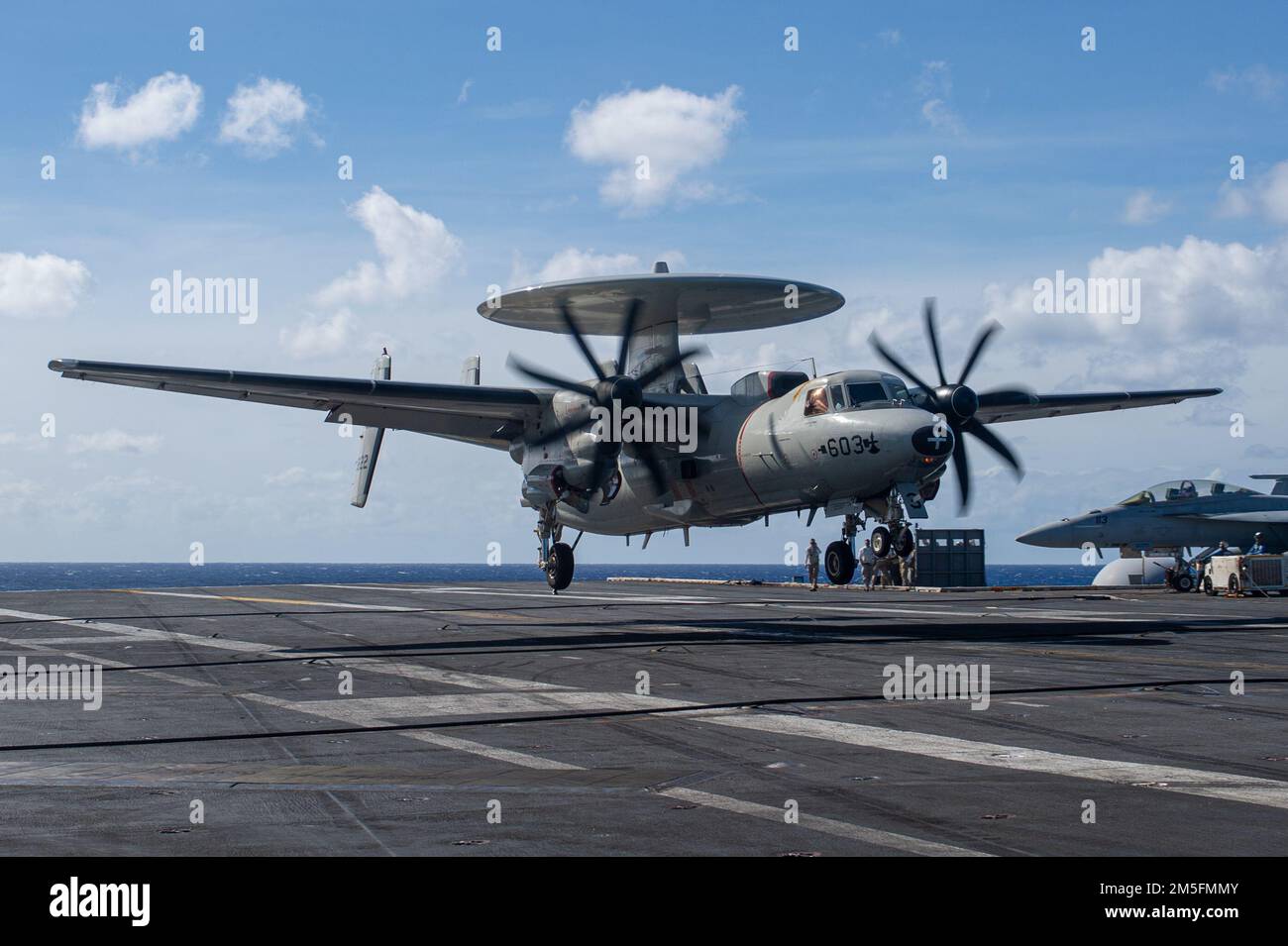 221227-N-DU622-1062 PHILIPPINE SEA (Dec. 27, 2022) An E-2C Hawkeye from ...