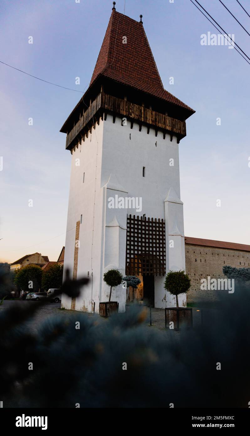 Old medieval tower Stock Photo - Alamy
