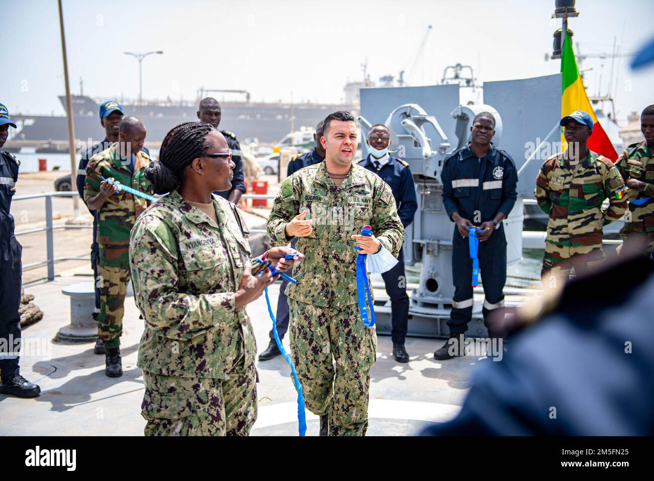 220314-N-ZA688-0126 DAKAR, Senegal (March 14, 2022) Hospital Corpsman ...