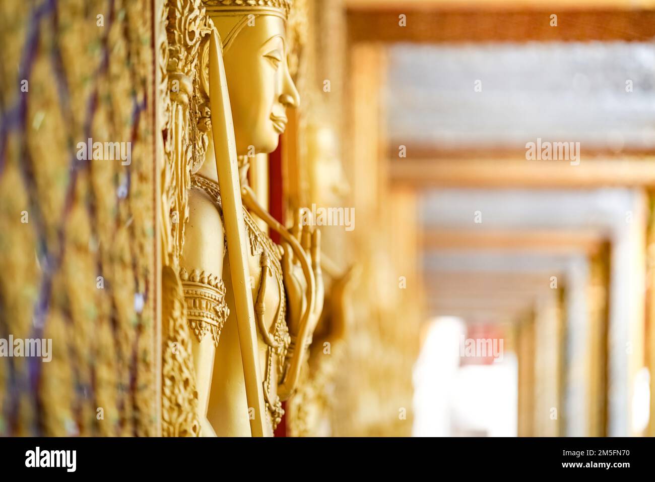 Gold door angel sculpture is a high relief art and is made of resin at ...