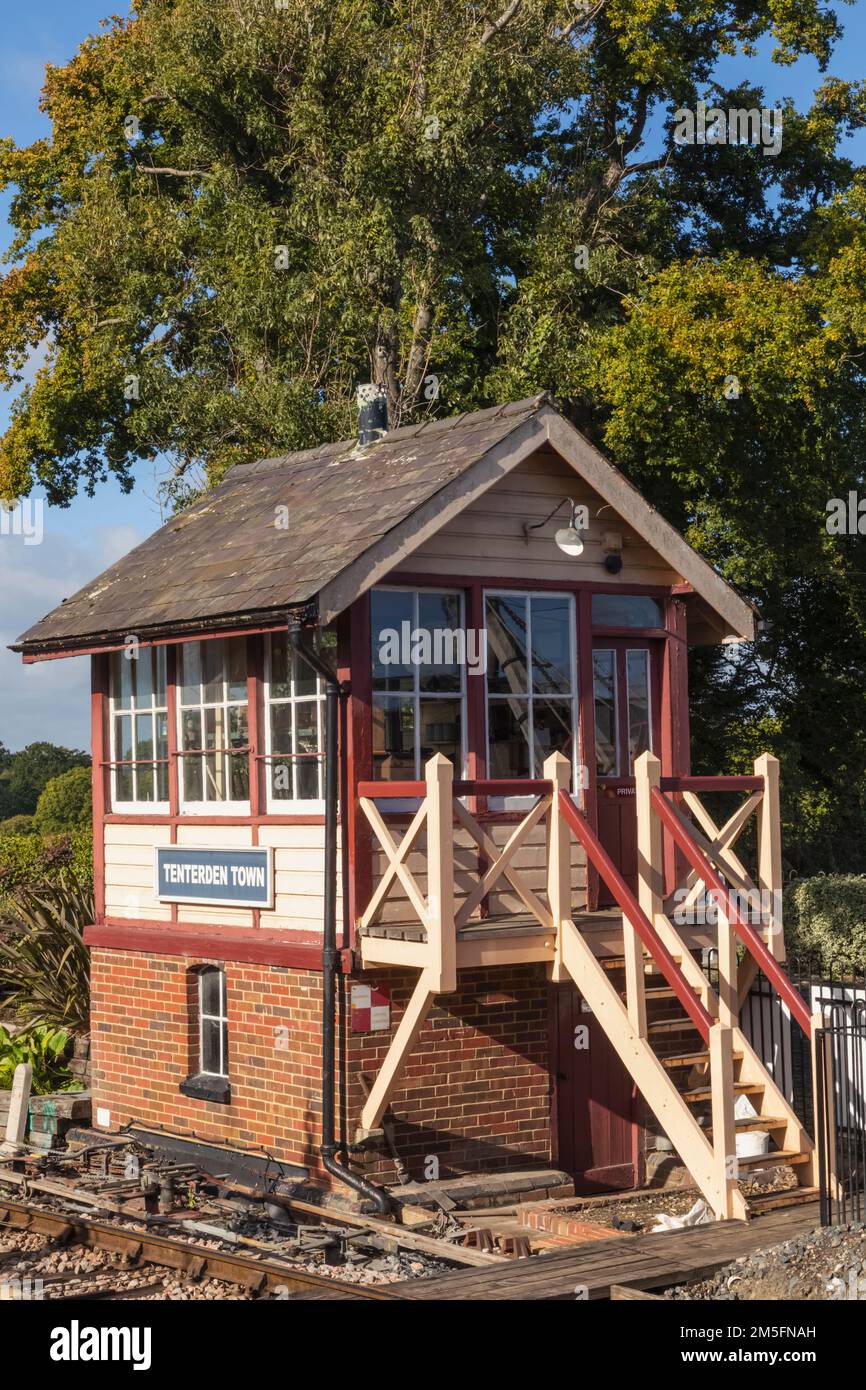 England, Kent, Tenterden, Kent and East Sussex Railway, Tenterden Town ...