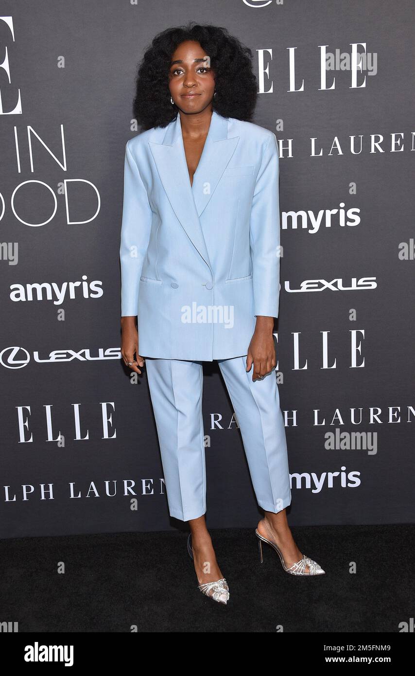 October 17, 2022, Los Angeles, California, USA: Ayo Edibiri arrives for ...