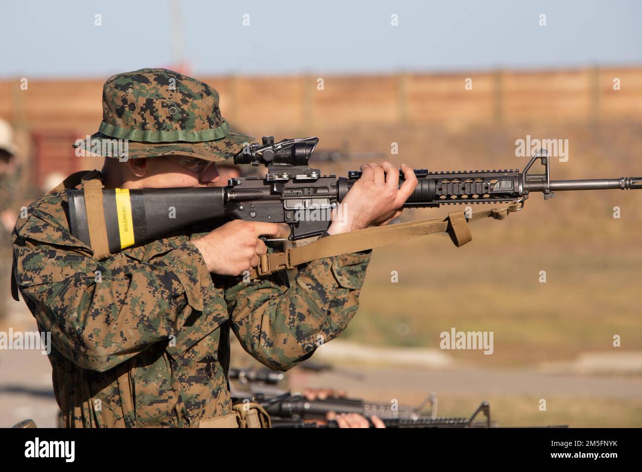 U.S. Marine Corps Recruit Jacob Boudreau with Hotel Company, 2nd ...