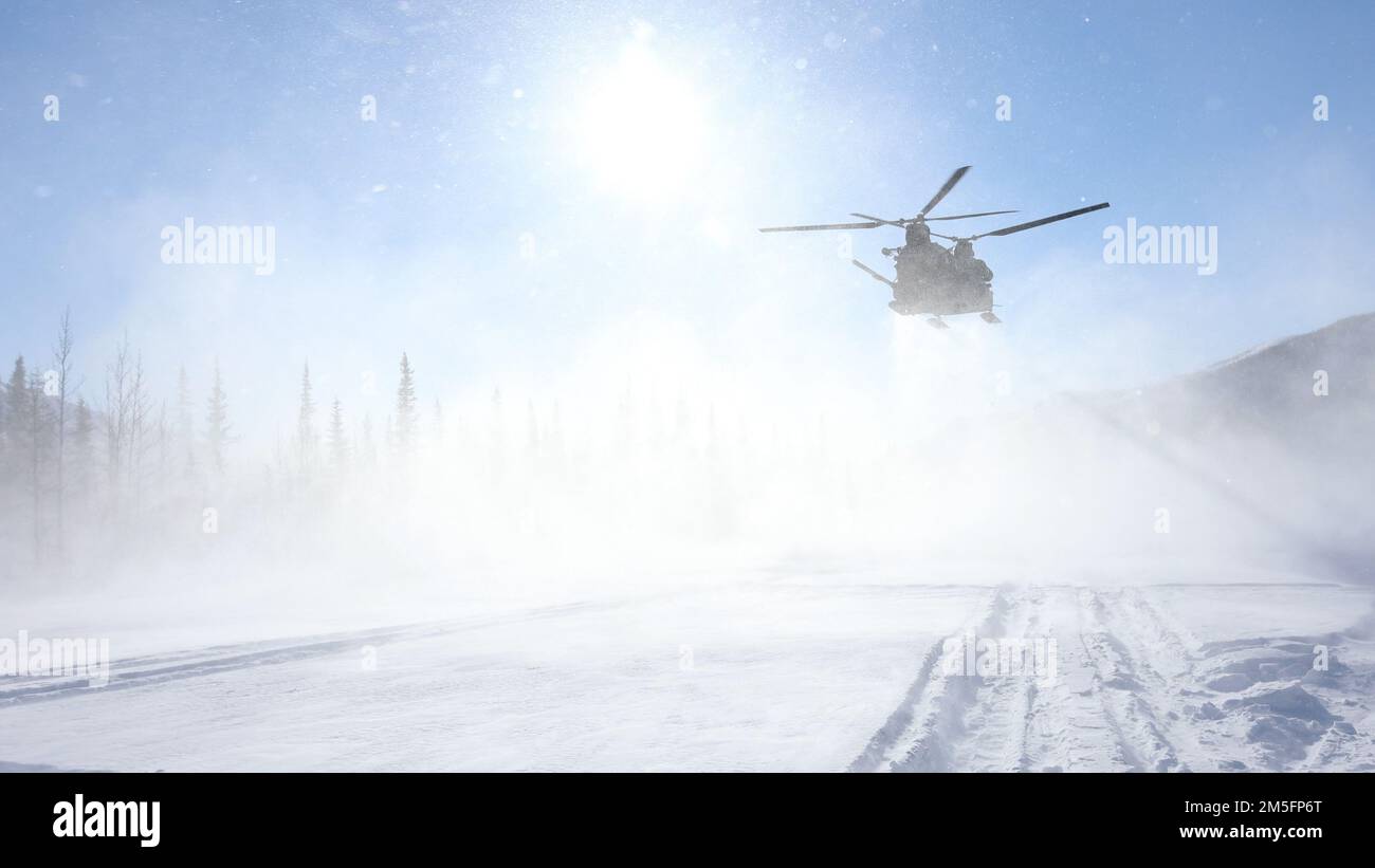 An MH-47 Chinook helicopter with 160th Special Operations Aviation ...