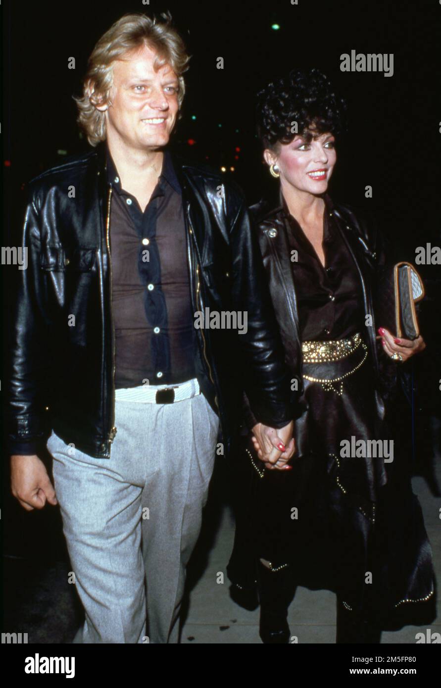 Joan Collins and Peter Holm Circa 1980's Credit: Ralph Dominguez ...