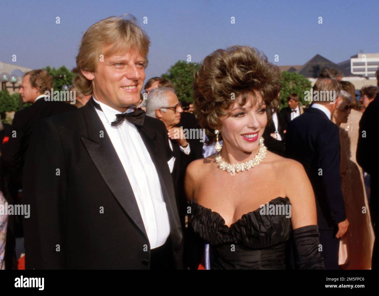 Joan Collins and Peter Holm Circa 1980's Credit: Ralph Dominguez ...