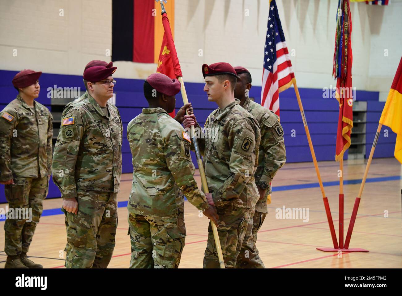 1st Sgt. Travis Stoddard, outgoing Headquarters Battery 1st Sgt ...