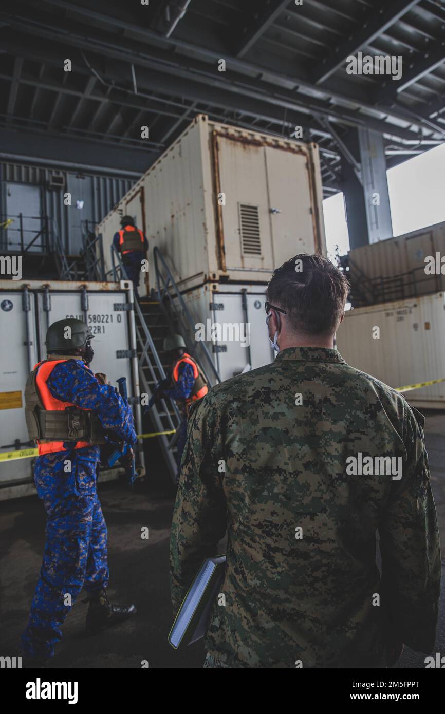 ATLANTIC OCEAN (March 14, 2022) U.S. Marine Corps Sgt. Dylan Beck ...