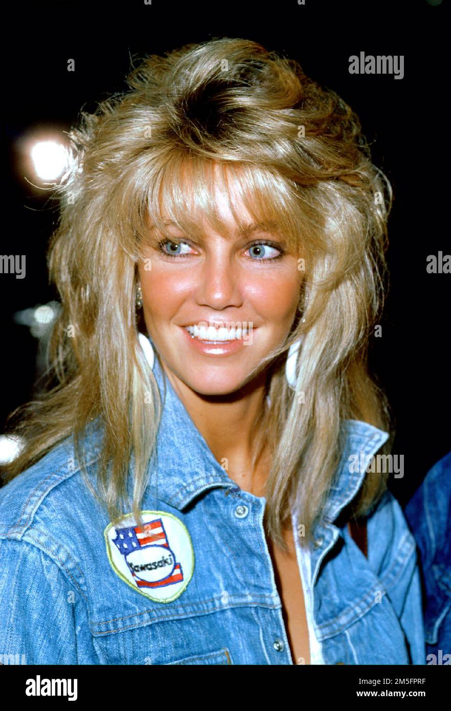 Heather Locklear during a photo shoot in 1985 Credit: Ron Wolfson ...