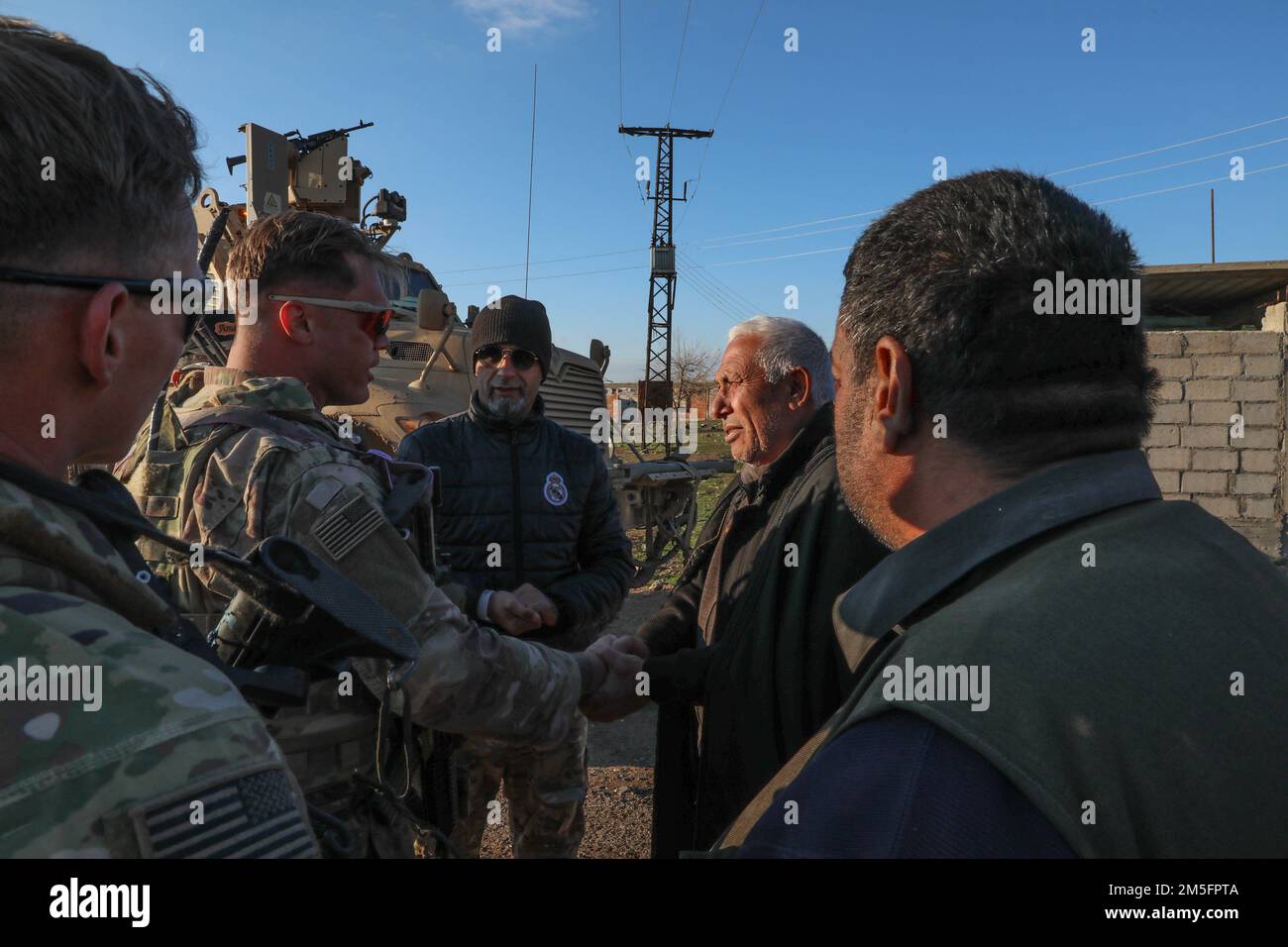 U.S. Soldiers assigned to Comanche Troop, 1st Brigade, 4th Infantry ...