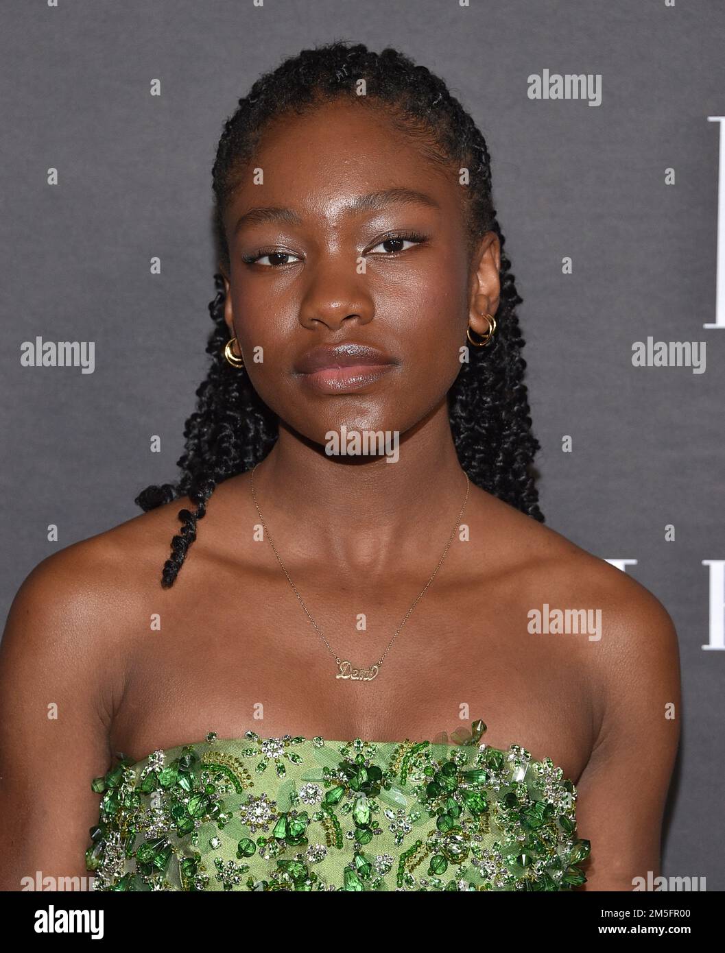 October 17, 2022, Los Angeles, California, USA: Demi Singleton arrives ...