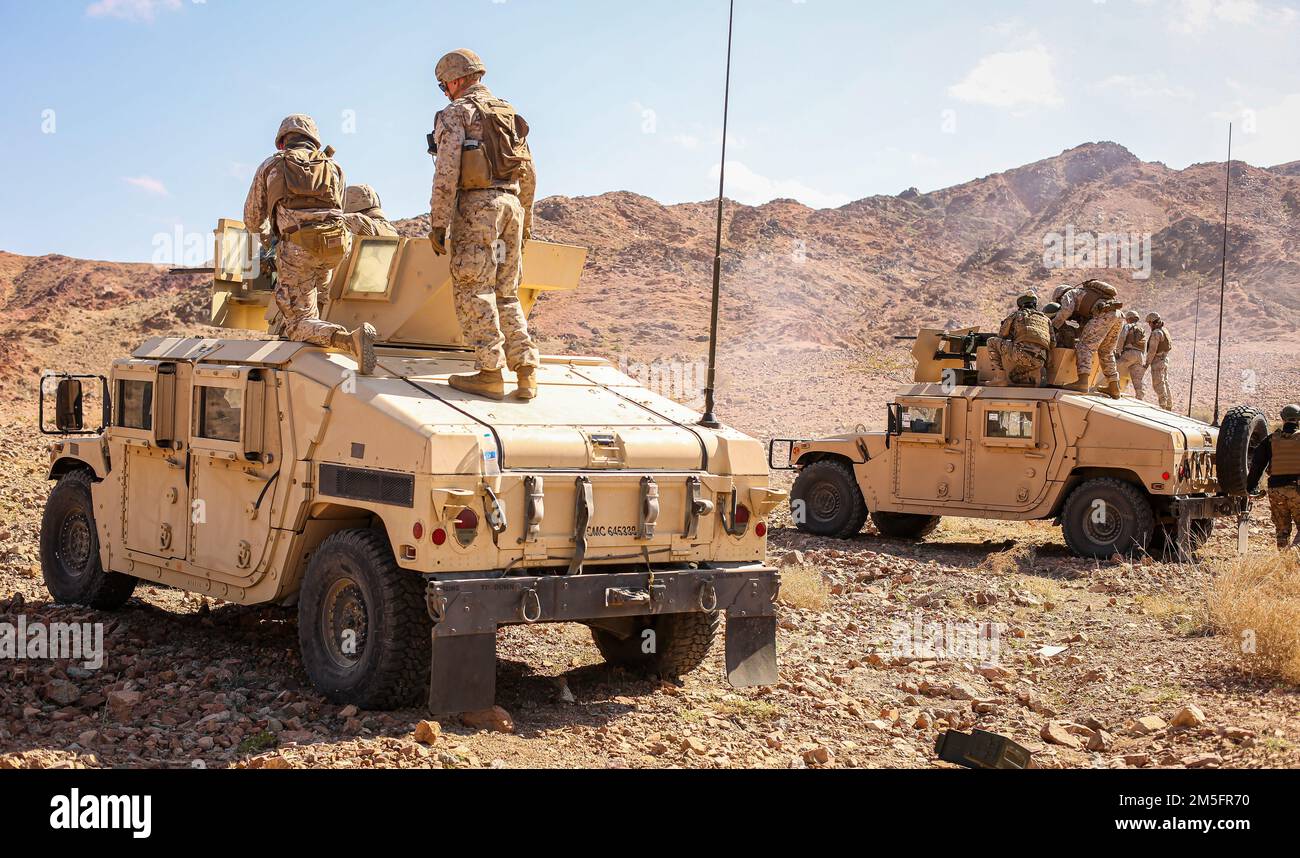 CAMP TITIN, Jordan (March 14, 2022) – Marines assigned to Combined Anti ...