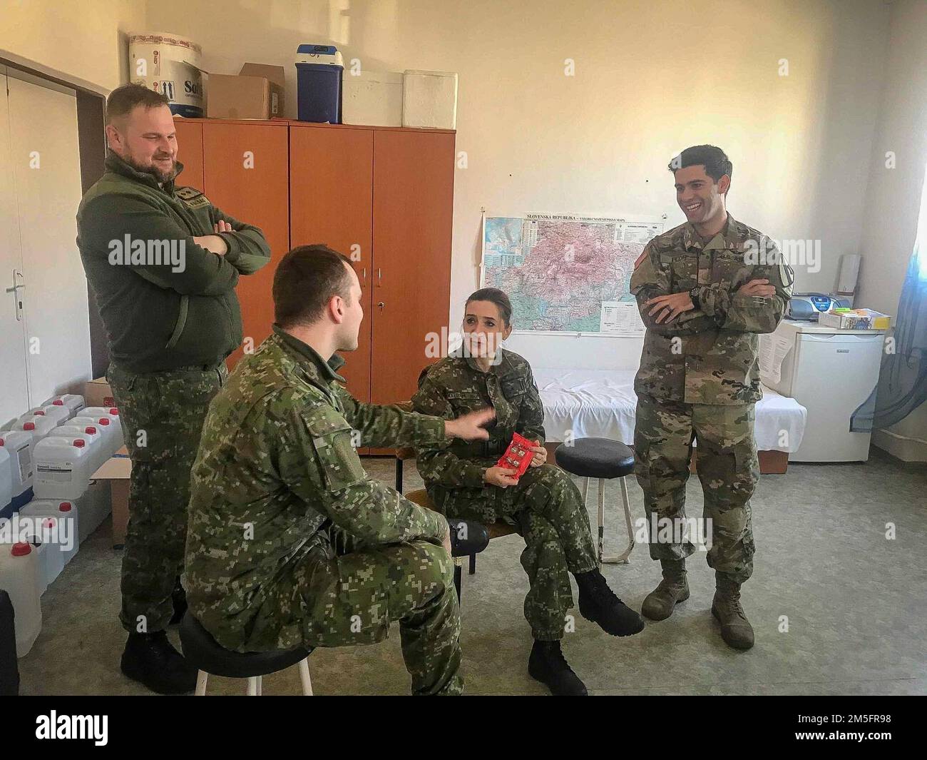 Dr. Flor, the 3-227th AHB Flight Surgeon, conducts cross training with ...