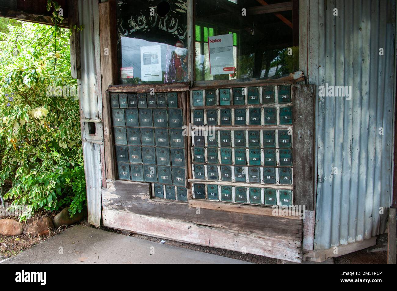 Old Building, Post Office, Trebonne, Queensland, Australia Stock Photo ...